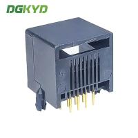 China DGKYD5521188IWA1DY4 Full Plastic RJ45 Connector 8P8C with Gold 6μ Plating and PBT Housing for sale