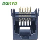 China DGKYD5521188IWA1DY4 Full Plastic RJ45 Connector 8P8C with Gold 6μ Plating and PBT Housing for sale