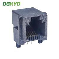 China Full Plastic Light Free RJ11 Ethernet Connector 6P6C FR52 Material 10/100/1000Base-TX for sale