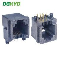 China Full Plastic Light Free RJ11 Ethernet Connector 6P6C FR52 Material 10/100/1000Base-TX for sale