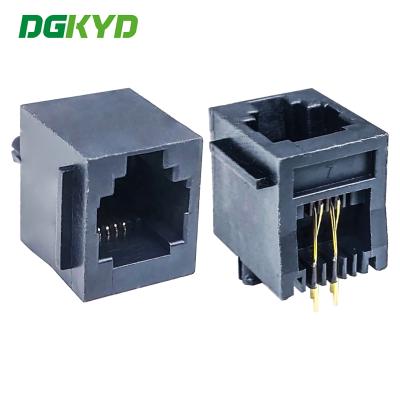 China DGKYD5222E1164IWA1DY1 RJ11 Connector Crystal Head Network Cable Interface Without Light for sale