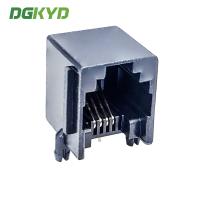 China DGKYD5521E1164IWA1DY1 RJ11 6P4C Modular Connector with -40℃ to 85℃ Temperature Range and PBT Housing for sale