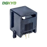 China DGKYD5521E1164IWA1DY1 RJ11 6P4C Modular Connector with -40℃ to 85℃ Temperature Range and PBT Housing for sale