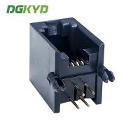 China DGKYD55211144IWA1DY5 RJ11 4P4C Modular Horizontal Socket with PBT Housing -40℃ to 85℃ Temperature Range for sale