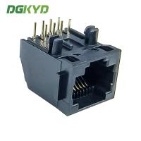 China RJ45 8P8C Connector with 6μ Gold Plating -40℃ to 85℃ Temperature Range 10/100/1000BASE-T Ethernet for sale