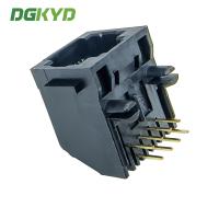 China RJ45 8P8C Connector with 6μ Gold Plating -40℃ to 85℃ Temperature Range 10/100/1000BASE-T Ethernet for sale