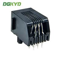 China RJ11 6P6C Connector - Full Plastic Communication Interface with 10/100/1000BASE-T Performance and -40℃ to 85℃ Temperature Range for sale