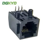 China RJ11 6P6C Connector - Full Plastic Communication Interface with 10/100/1000BASE-T Performance and -40℃ to 85℃ Temperature Range for sale