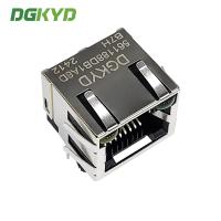 China RJ45 Straight Through 56 With Light And Wing FR52 Material Communication Interface DGKYD561188DB1A8DB7H for sale