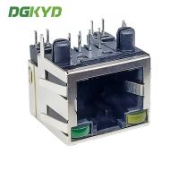 China RJ45 Straight Through 56 With Light And Wing FR52 Material Communication Interface DGKYD561188DB1A8DB7H for sale