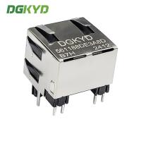 China RJ45 Straight Through 56 With Light And Wing FR52 Material Communication Interface DGKYD561188DE3A8DB7H for sale