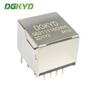 China RJ45 Connector 1X1 10P8C With Shielded Communication Interface DGKYD5621118GWA2D1Y3 for sale