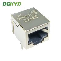 China RJ45 Connector 1X1 10P8C With Shielded Communication Interface DGKYD5621118GWA2D1Y3 for sale