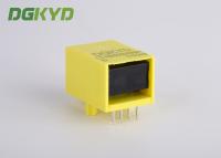 China Yellow Color Unshielded Rj45 Modular Jack With Transformer , 100 Base - T for sale