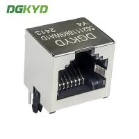 China RJ45 8P8C Shielded Connector DGKYD55211188GWA1DY4 - 10/100/1000BASE-T Ethernet Socket with -40℃ to 85℃ Operating Range for sale