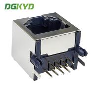 China RJ45 8P8C Shielded Connector DGKYD55211188GWA1DY4 - 10/100/1000BASE-T Ethernet Socket with -40℃ to 85℃ Operating Range for sale