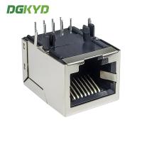 China RJ45 8P8C Without Light Strip Shielded Connector DGKYD59211188GWA1DB5 Ethernet Socket for sale