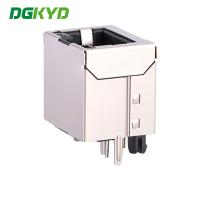 China DGKYD52T1188AB1A1DY1008 180 Degree Direct Insertion RJ45 Network Connector Network Cable Socket for sale