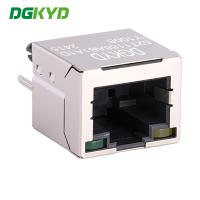 China DGKYD52T1188AB1A1DY1008 180 Degree Direct Insertion RJ45 Network Connector Network Cable Socket for sale