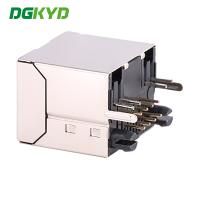 China DGKYD52T1188AB1A1DY1008 180 Degree Direct Insertion RJ45 Network Connector Network Cable Socket for sale