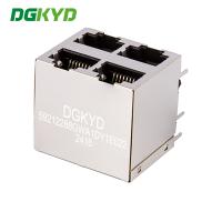 China DGKYD59212288GWA1DY1E022 Multi Port RJ45 Connector Without Light And Filter, Network Port Socket Stacked Interface for sale