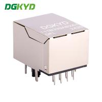 China 90 Degree Direct Insertion RJ45 Connector Lightning Protection With Light Shielding Interface DGKYD111B339AB2A1DFL for sale