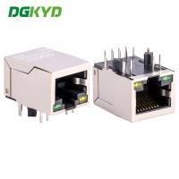 China 90 Degree Direct Insertion RJ45 Connector Lightning Protection With Light Shielding Interface DGKYD111B339AB2A1DFL for sale