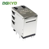 China RJ45 interface 5921 series Ethernet socket 2X1 port 8P8C modular socket with isolation spring DGKYD59212188DE6A1DY1C022 for sale