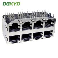 China Multi Port Rj45 Connector Without Filter, Ethernet Socket Modular Interface Dgkyd59212488hwa1dy1a127 for sale