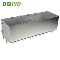 China RJ45 Multi Port Rj45 Connector Without Filter, Ethernet Socket Modular Interface DGKYD59212688HWA1DY1A022 for sale