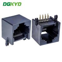 China RJ45 Connector 5521 8P8C Round Pin Socket with -40℃ to 85℃ Operating Temperature for 10/100/1000BASE-T Networks for sale