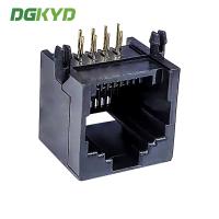 China RJ45 Connector 5521 8P8C Round Pin Socket with -40℃ to 85℃ Operating Temperature for 10/100/1000BASE-T Networks for sale