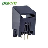 China RJ11 4P4C Connector Socket - No LED/Filter - 10/100/1000BASE-T - -40℃ to 85℃ Operating Temperature for sale
