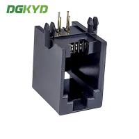 China RJ11 4P4C Connector Socket - No LED/Filter - 10/100/1000BASE-T - -40℃ to 85℃ Operating Temperature for sale