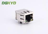China Side Entry Shield PoE RJ45 Single Port Internal Magnetic Module HR911102A with -40°C to +85°C Temperature Range and 10GBASE-T Support for sale