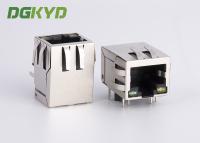 China Side Entry Shield PoE RJ45 Single Port Internal Magnetic Module HR911102A with -40°C to +85°C Temperature Range and 10GBASE-T Support for sale