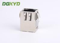China Side Entry Shield PoE RJ45 Single Port Internal Magnetic Module HR911102A with -40°C to +85°C Temperature Range and 10GBASE-T Support for sale