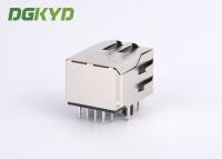 China RJ45 Magnetics Connector with Integrated Transformer for 100 Mbps Ethernet Networks - IEEE 802.3u Compliant Shielded Plug for sale