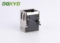 China RJ45 Magnetics Connector with Integrated Transformer for 100 Mbps Ethernet Networks - IEEE 802.3u Compliant Shielded Plug for sale