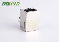 China CAT5 Female RJ45 Jack with Transformer J0011d01bnl - 10/100 Base, PBT Housing, 0.35mm Gold Pins for sale