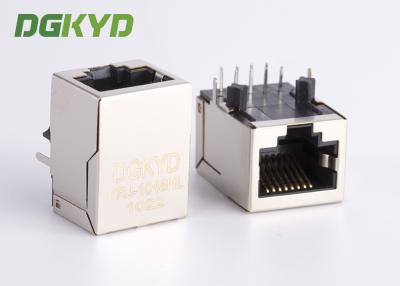 China CAT5 Female RJ45 Jack with Transformer J0011d01bnl - 10/100 Base, PBT Housing, 0.35mm Gold Pins for sale