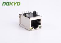 China WIFI PCB RJ45 Modular Jack with Magnetics and LEDs 90 Degree 1.5A 125V Network Connector for sale