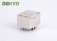 China WIFI PCB RJ45 Modular Jack with Magnetics and LEDs 90 Degree 1.5A 125V Network Connector for sale