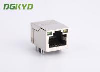 China WIFI PCB RJ45 Modular Jack with Magnetics and LEDs 90 Degree 1.5A 125V Network Connector for sale