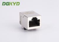 China Right Angle RJ45 Gigabit Network Connector with Integrated Transformer and Filter for 10/100/1000Mbps Applications for sale