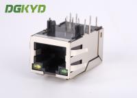 China Megabit Female RJ45 PCB Connector with Internal Magnetics -40°C to +85°C CAT5e Surface Mount for sale
