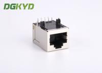 China Tab Up Shielded RJ45 Connector PCB Mount with Magnetics 8-Position 10/100/1000 BASE-T KRJ-H001WDNL for sale
