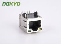 China KRJ-H001YGENL single port RJ45 Magnetics jack, Side Entry 100Mb rj45 8p8c connectors for sale