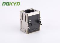 China KRJ-H001YGENL single port RJ45 Magnetics jack, Side Entry 100Mb rj45 8p8c connectors for sale
