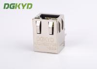 China KRJ-H001YGENL single port RJ45 Magnetics jack, Side Entry 100Mb rj45 8p8c connectors for sale